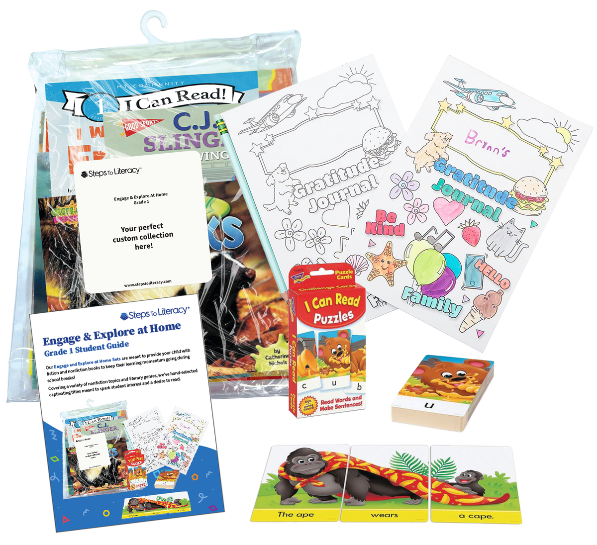 Engage and Explore at Home Grade 1: Variety Pack – Steps to Literacy