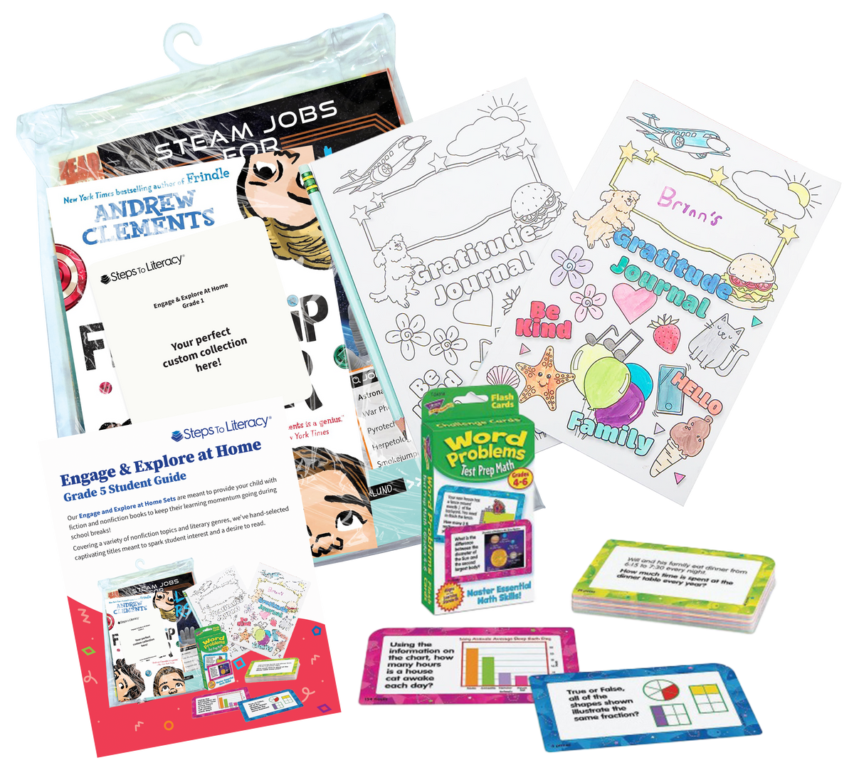Engage and Explore at Home Grade 5: Variety Pack – Steps to Literacy