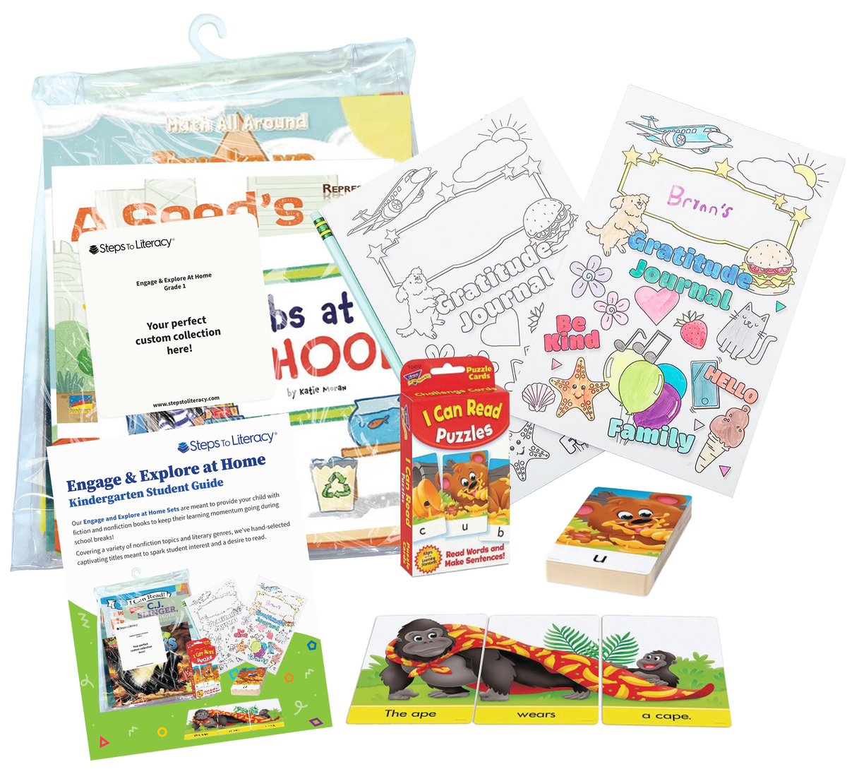 Engage and Explore at Home Kindergarten: Variety Pack – Steps to Literacy