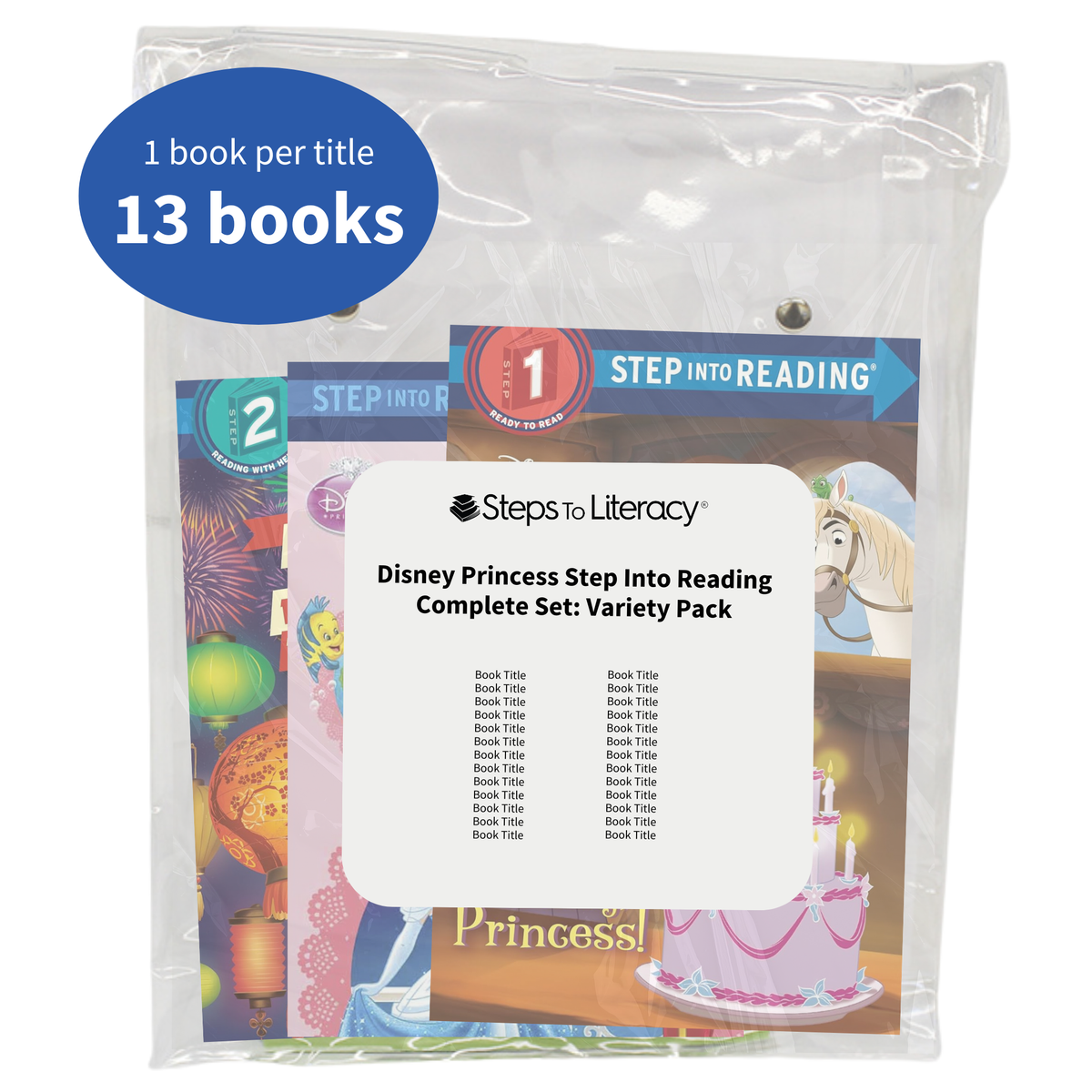Disney Princess Step Into Reading Complete Set: Variety Pack – Steps to ...