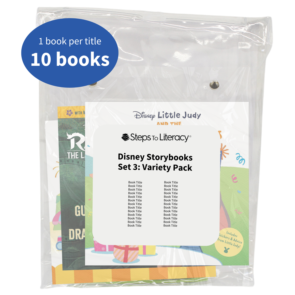 Disney Storybooks Set 3: Variety Pack – Steps to Literacy