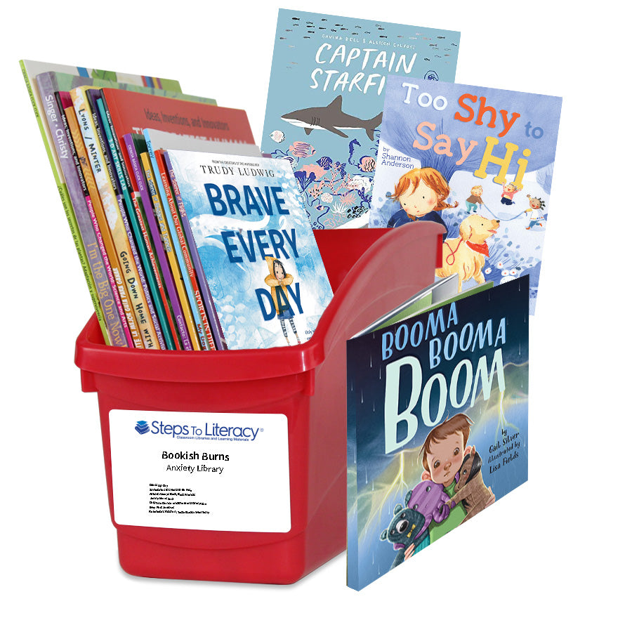Bookish Burns Anxiety Library – Steps to Literacy