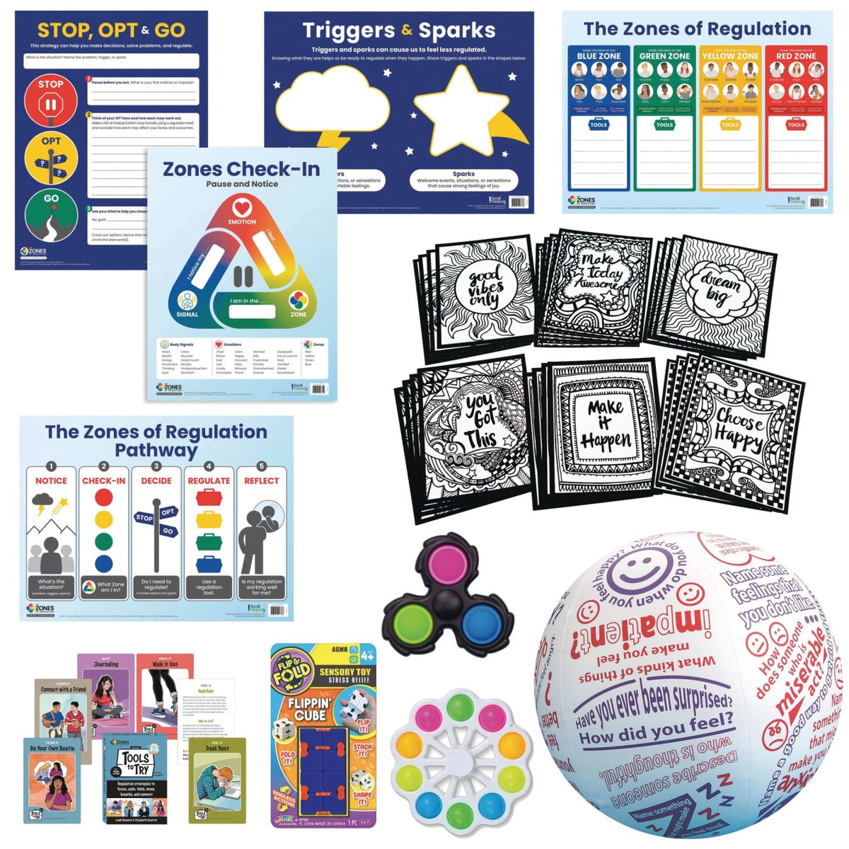 Zones of Regulation Kit For Teens – Steps to Literacy