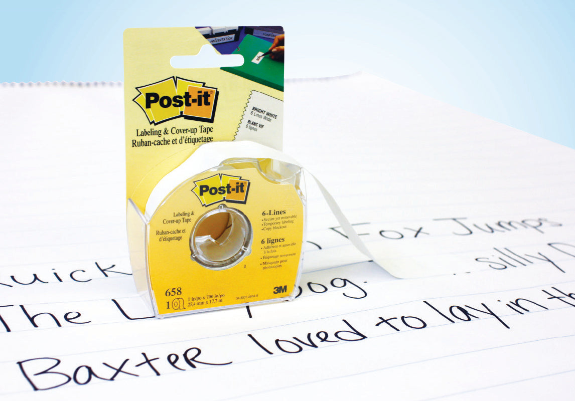 Post-It Wide Cover Up Tape: 1" Single – Steps to Literacy